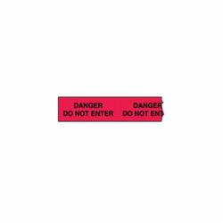 Levitt-Safety | Brady® 92320 Economy Grade Barricade Tape, DANGER DO NOT ENTER, 3 in W x 1000 ft ...
