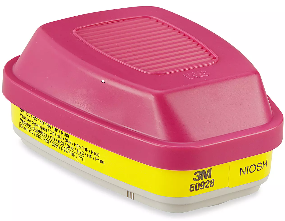 Levitt-Safety | Cartridge/Filter, 3M, 60928, P100/Organic