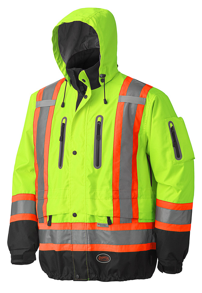 Levitt-Safety | Parka, Hi-Viz Yellow/ Green, Small