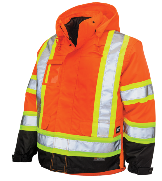 Levitt-Safety | Jacket, Safety, Lined, Work King 5-IN-1, FLOR