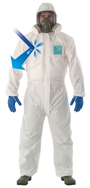 Levitt-Safety | Coverall, Alpha Tec, Hooded, Bound Seams, SM